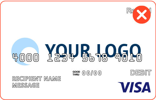 GiftCards Customized Visa Gift Cards Discount Gift Cards Virtual Group Gifts